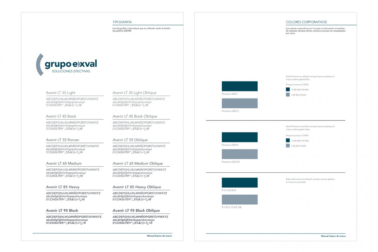 Marcas Grupo Exval | Tatay Estudio